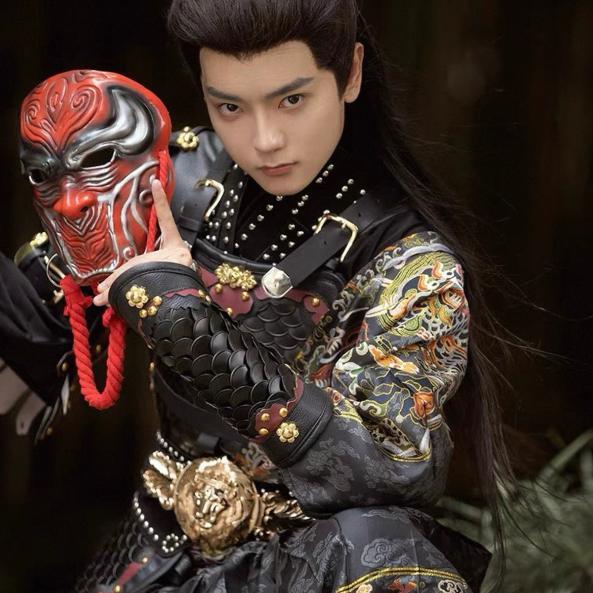 Men’s Hanfu Accessories | Crowns, Wigs, Hats, Belts & Wuxia Armor ...
