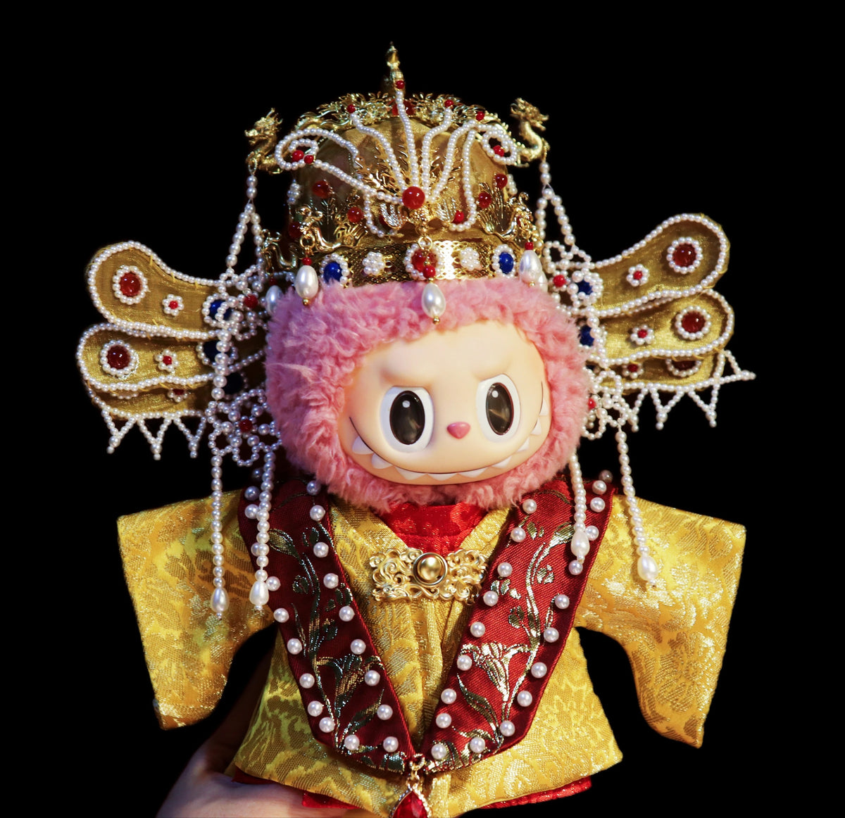 17cm Labubu Plush Doll Traditional Costume - Song Dynasty Empress ...
