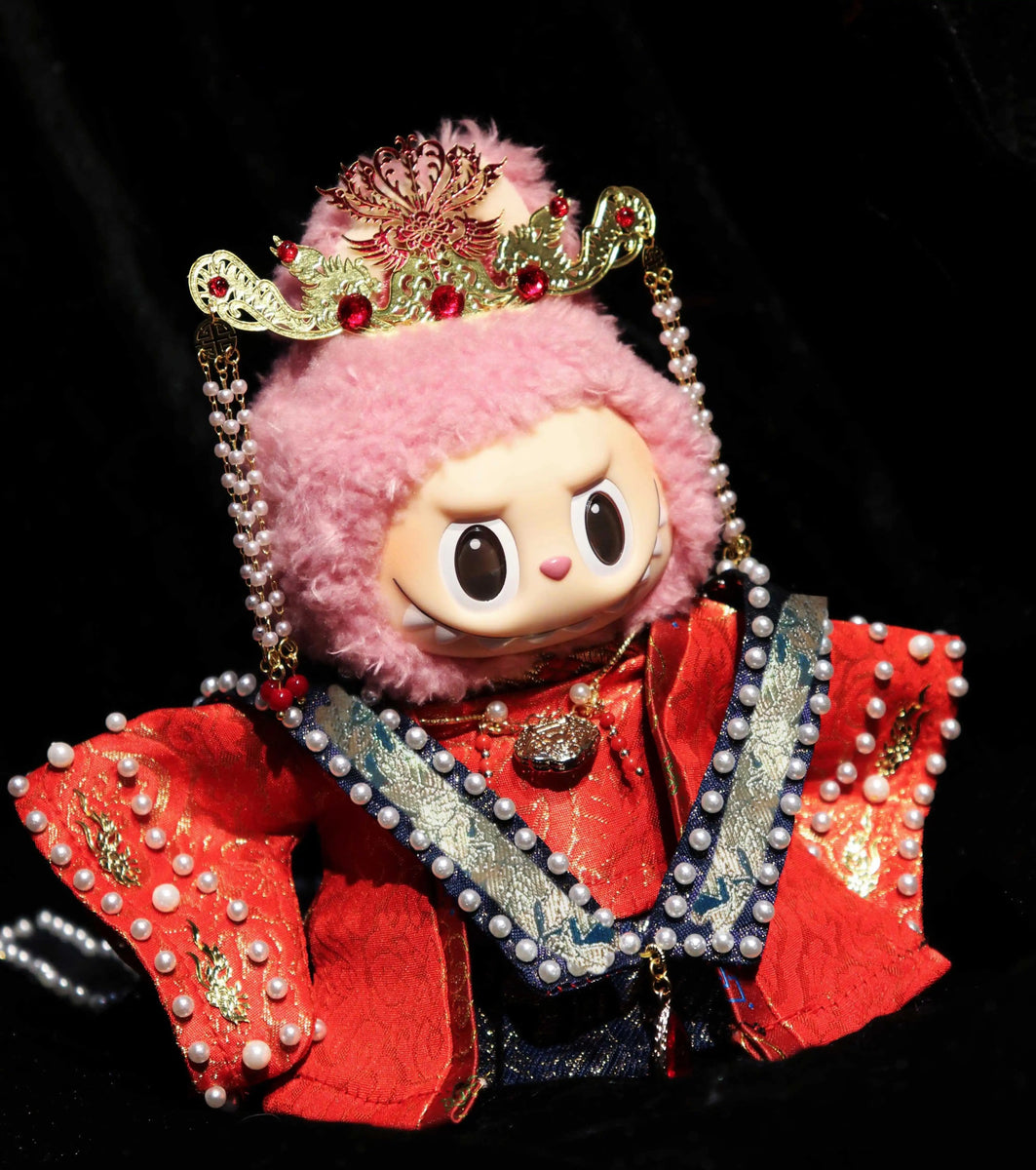 17cm Labubu Plush Doll Traditional Costume - Song Dynasty Bride – Hanfu ...
