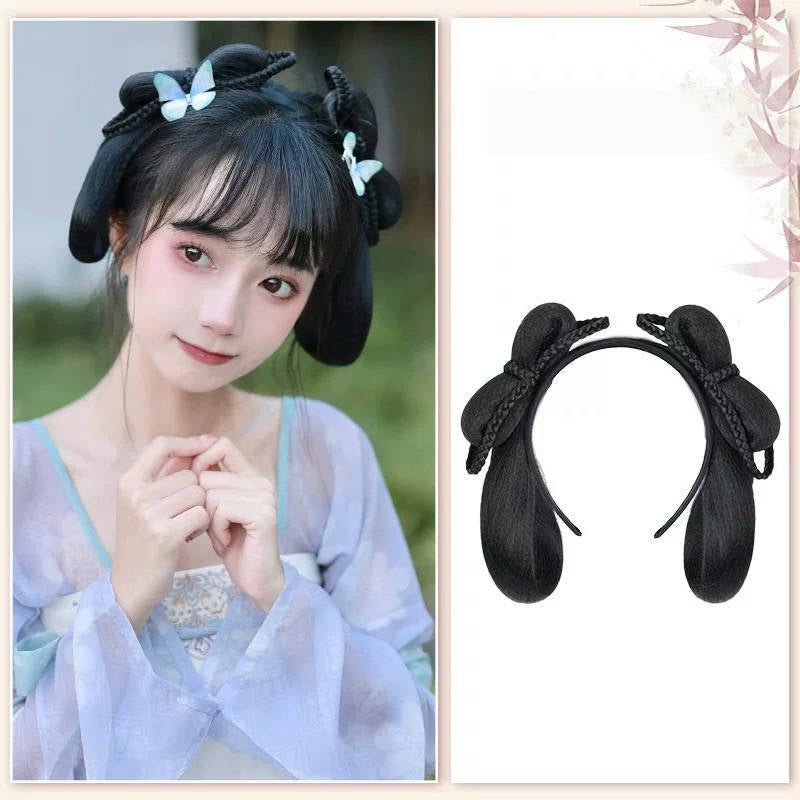 Ancient Chinese Hair Bun, Hanfu Headband, Extensions – Hanfu Story