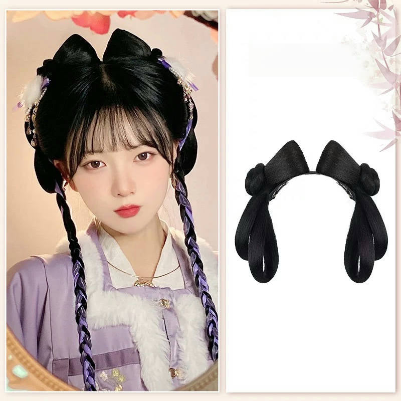 Ancient Chinese Hair Bun, Hanfu Headband, Extensions – Hanfu Story