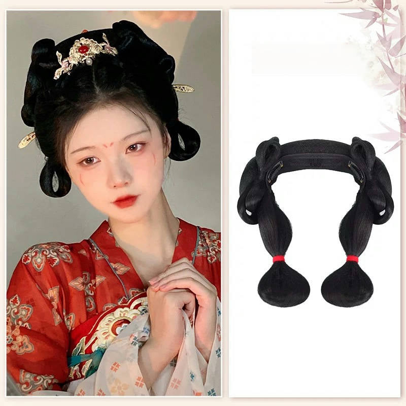 Ancient Chinese Hair Bun, Hanfu Headband, Extensions – Hanfu Story