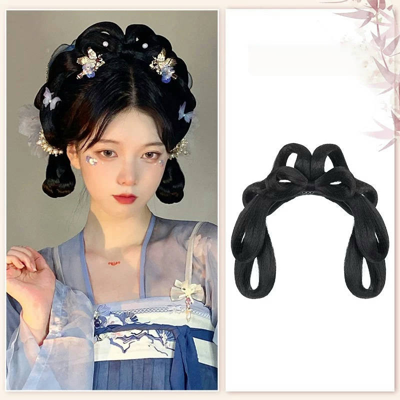 Ancient Chinese Hair Bun, Hanfu Headband, Extensions – Hanfu Story