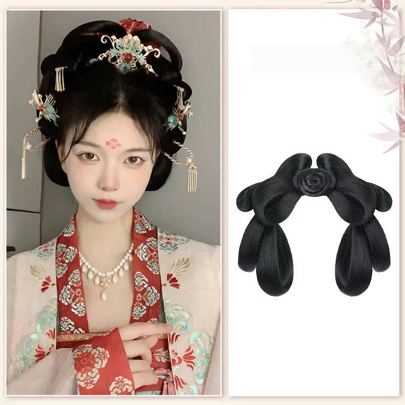 Ancient Chinese Hair Bun, Hanfu Headband, Extensions – Hanfu Story