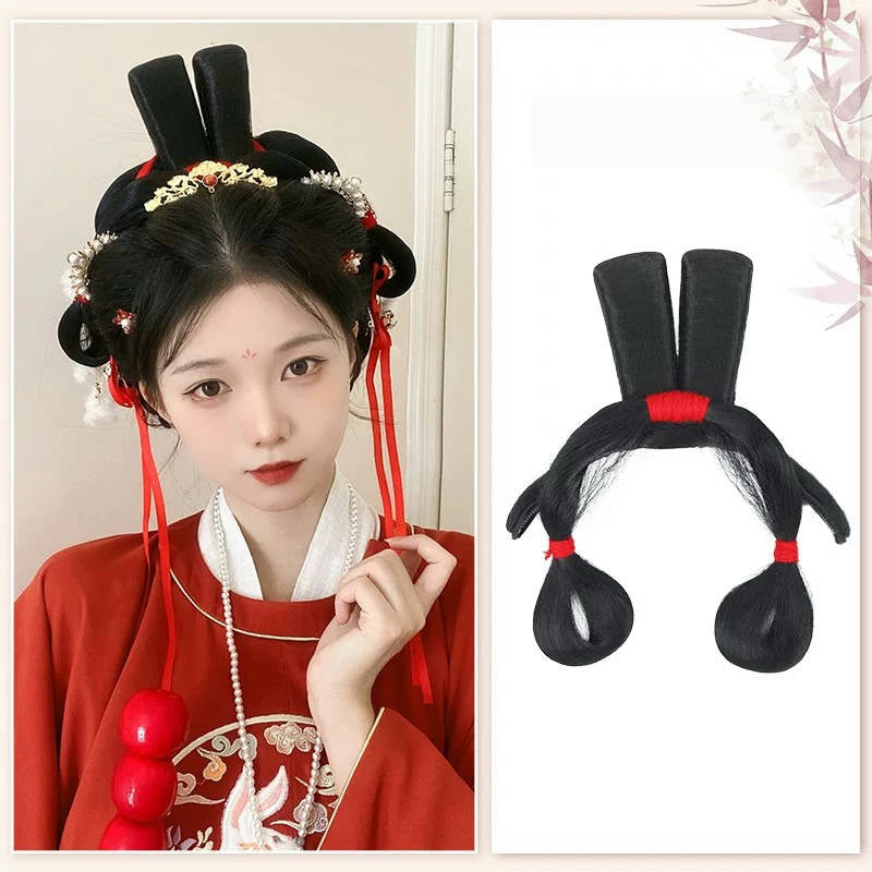 Ancient Chinese Hair Bun, Hanfu Headband, Extensions – Hanfu Story