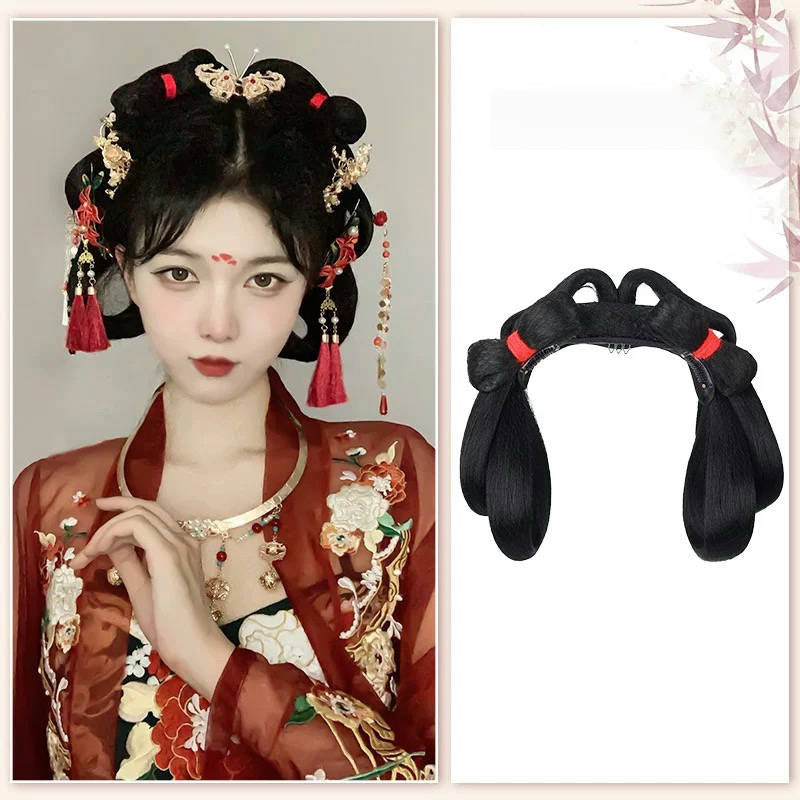 Ancient Chinese Hair Bun, Hanfu Headband, Extensions – Hanfu Story