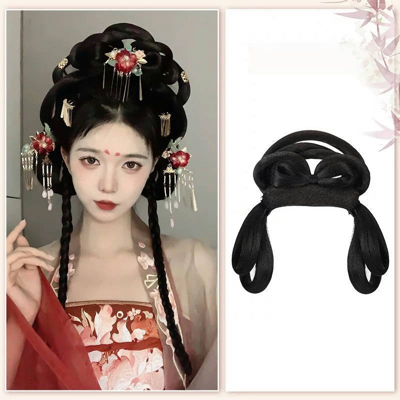 Ancient Chinese Hair Bun, Hanfu Headband, Extensions – Hanfu Story