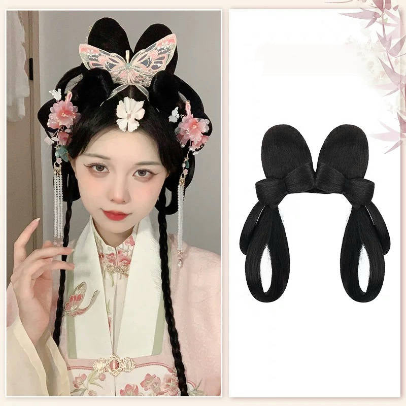 Ancient Chinese Hair Bun, Hanfu Headband, Extensions – Hanfu Story