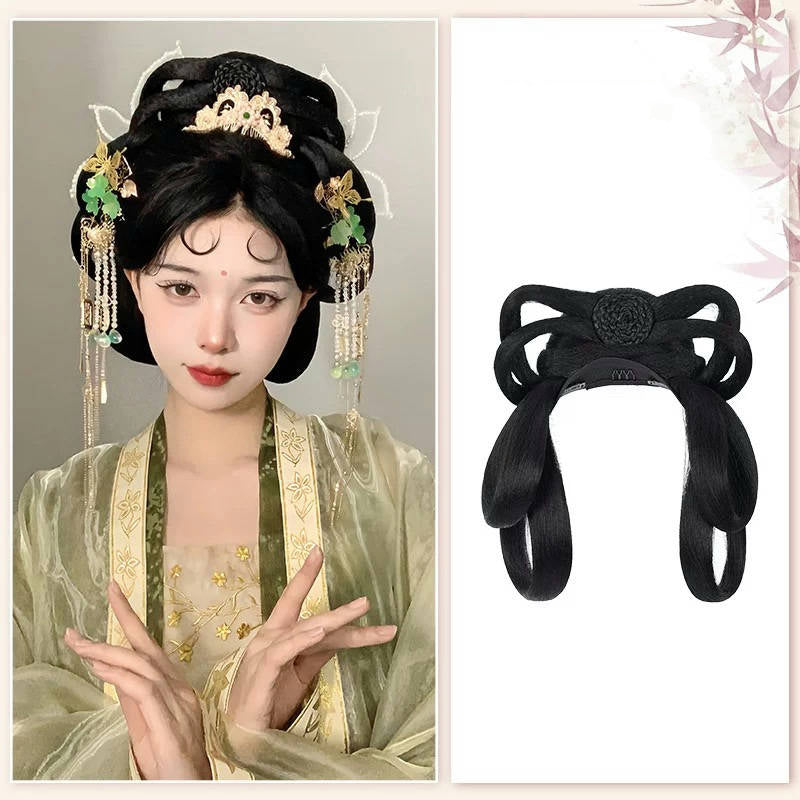 Ancient Chinese Hair Bun, Hanfu Headband, Extensions – Hanfu Story