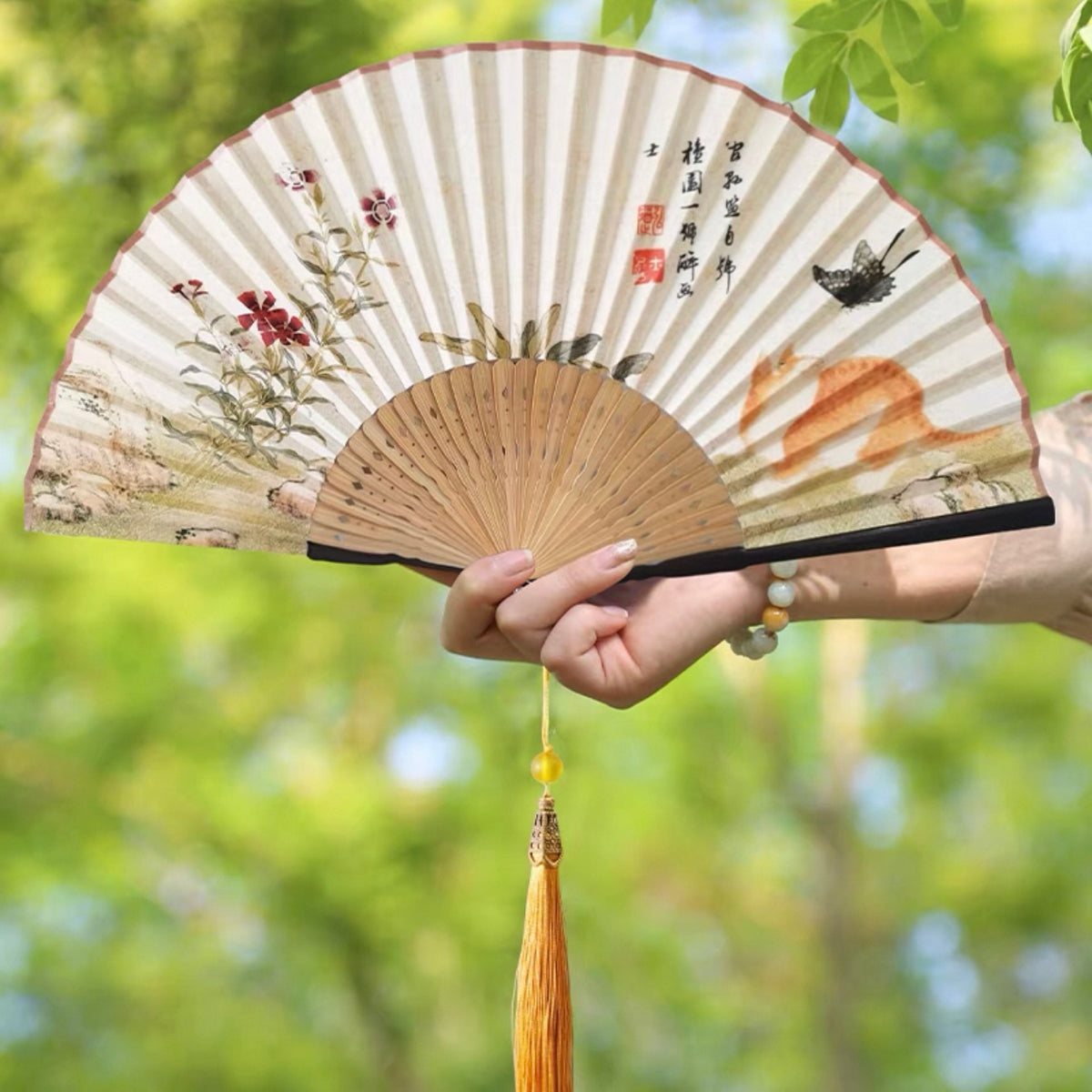 East Asia Hand Fans, Folding Fans for Traditional Costumes – Hanfu Story