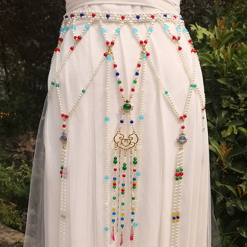 Waist Accessories, Sash, Chains for Hanfu, Dunhuang Costumes – Hanfu Story