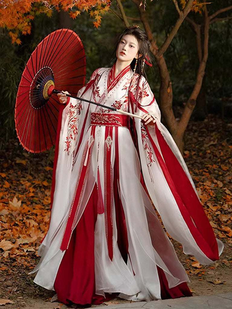 Wei Jin Dynasty Men and Women Qiyao Ruqun Hanfu | Siyuan 司缘 – Hanfu Story