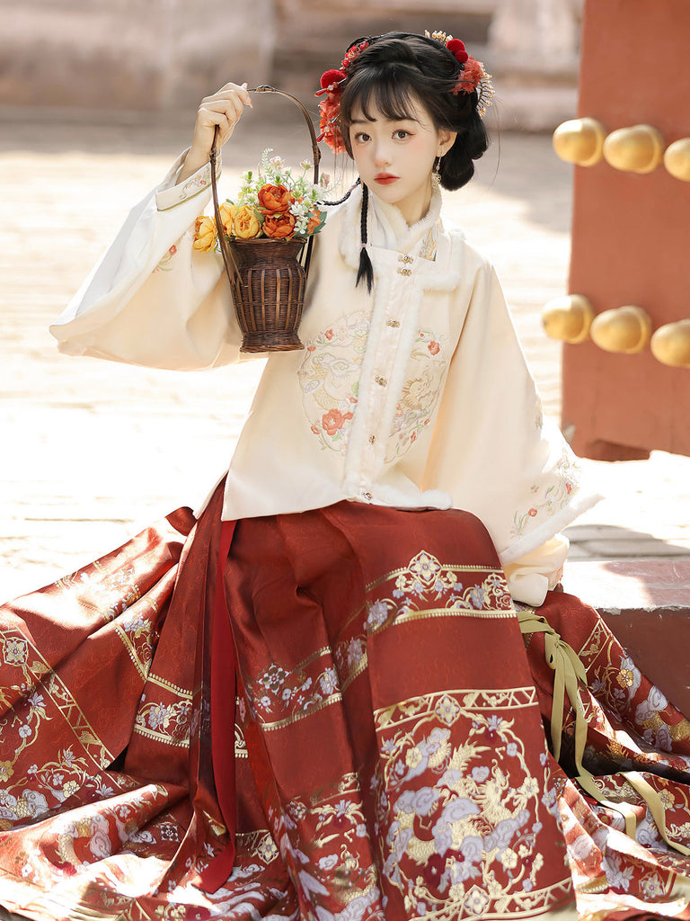 Ming Dynasty Chinese New Year Festival Hanfu | Moonlit Night 月夜 – Hanfu ...