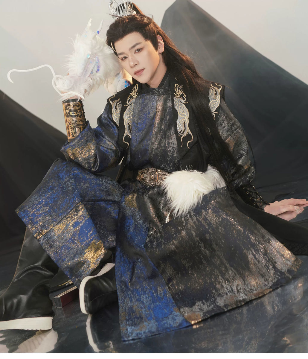Men Fantasy Hanfu Costume, Tang Dynasty, Chinese Style Outfit – Hanfu Story