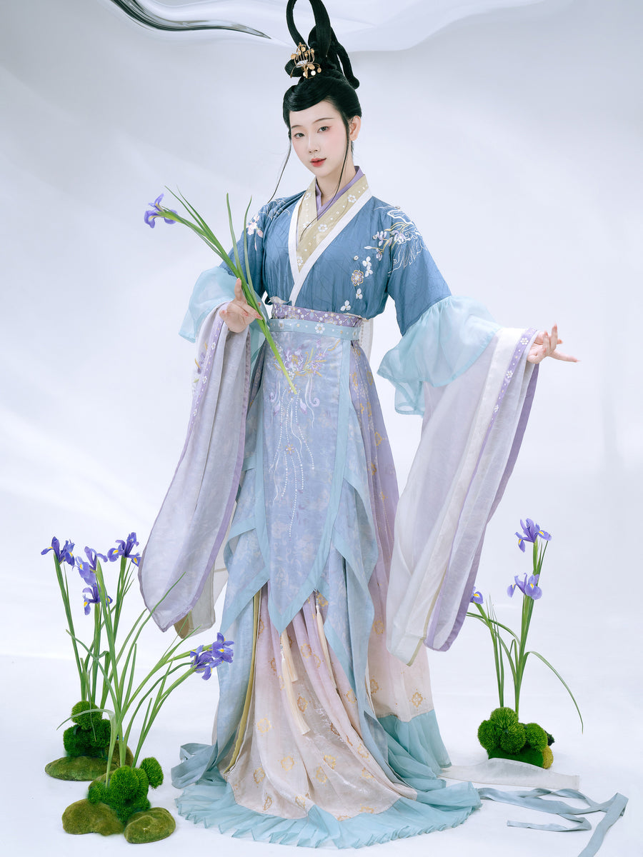Wei Jin Dynasty Qiyao Ruqun Hanfu | Lady Xiang 湘夫人 – Hanfu Story