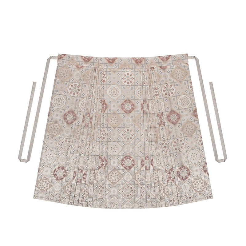 Ming Dynasty Modern Hanfu Mamianqun Outfit - Wangxue 望雪 (Preorder ...