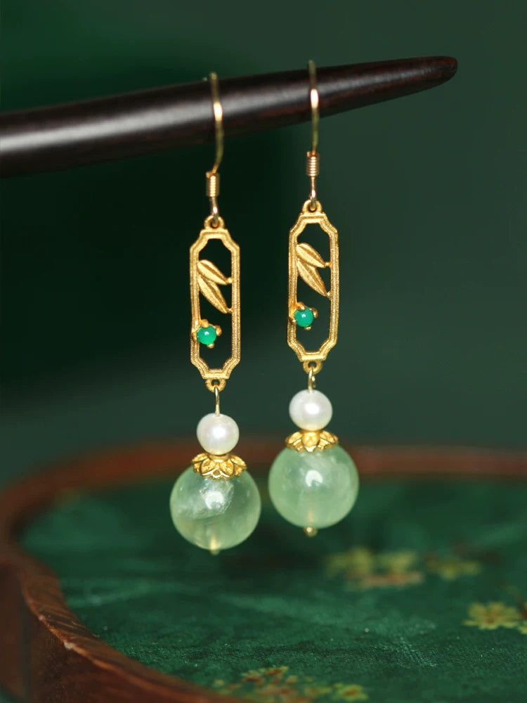Literary Ancient China Earrings | Cheongsam Jewelry – Hanfu Story