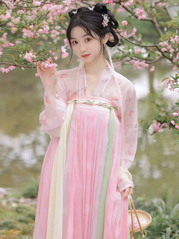 Peach Xiaoqi 桃小柒 - Tang Dynasty Style Qixiong Ruqun – Hanfu Story