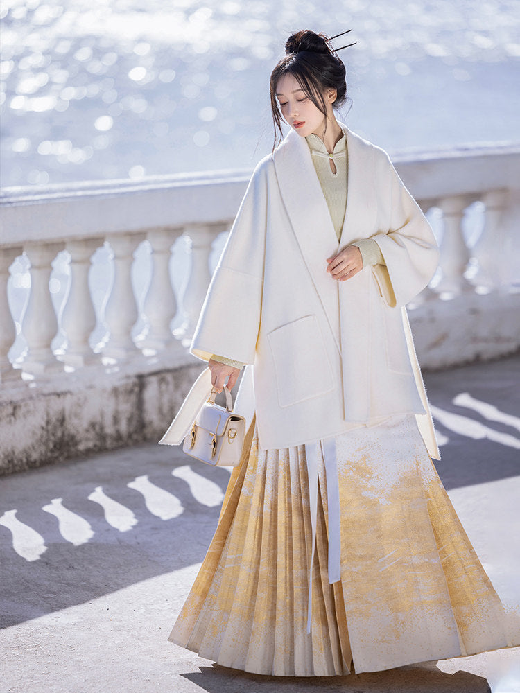 New Chinese Style Wool Coat for Autumn and Winter - Zhijian 至简 (Preord ...