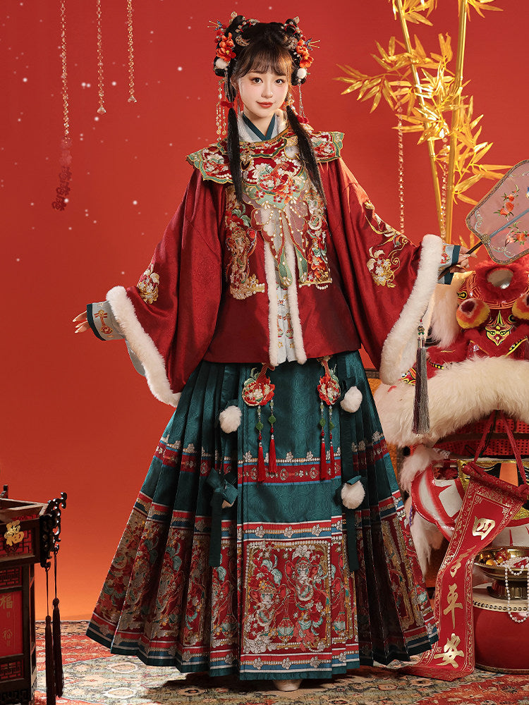 Ming Dynasty Chinese New Year Festival Hanfu | Dunhuang Capital 玉京敦煌 ...