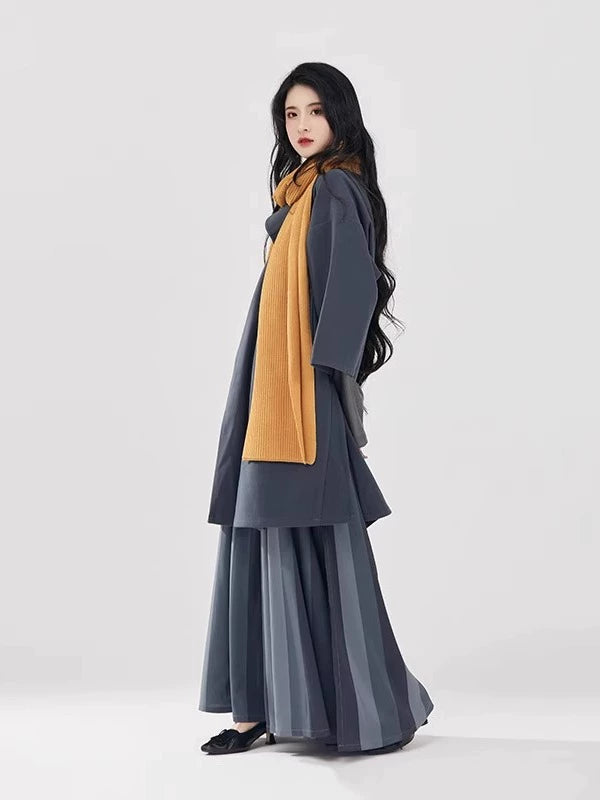 Tang Dynasty Modern Hanfu Set - Daise 黛色 (Preorder) – Hanfu Story
