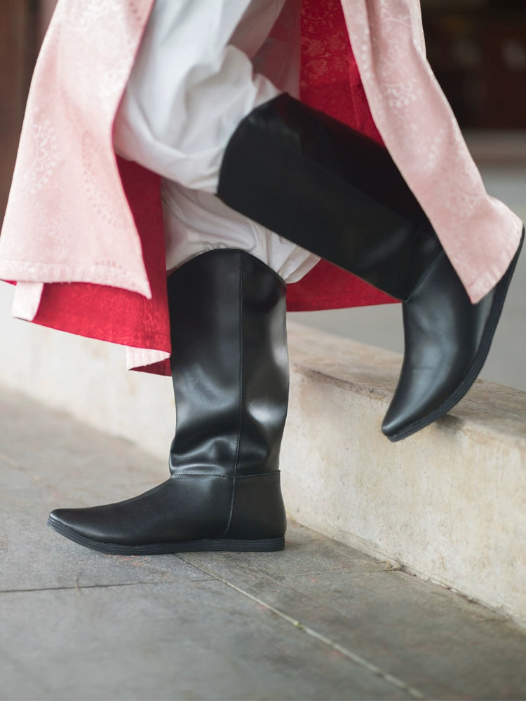 Traditional Chinese Hanfu Shoes for Men – Boots & Kungfu Styles – Hanfu ...