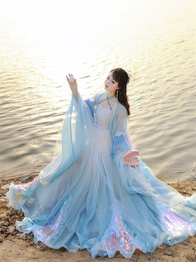Dragon Princess 龙女 - Tang Dynasty Style Hanfu Dress Heziqun – Hanfu Story