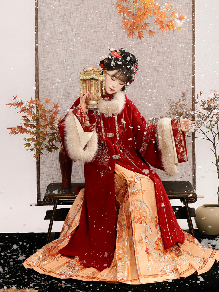 Festive Ming Dynasty Chinese New Year Hanfu - Passing Years 馥影流光 (Preo ...
