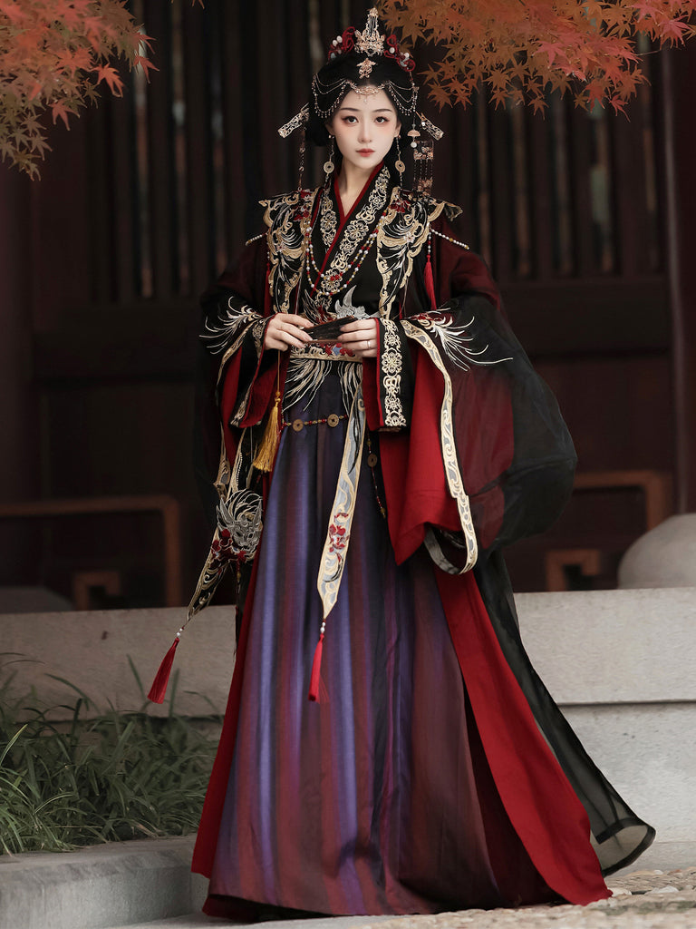 Wei Jin Dynasty Men and Women Qiyao Ruqun Hanfu | Ghost Warrior 魑魅魍魉 ...