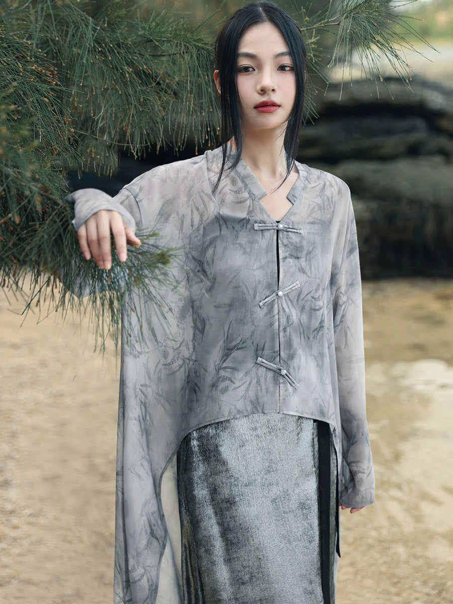 Neo-Chinese Style x Cardigan: Ashleaf – Hanfu Story