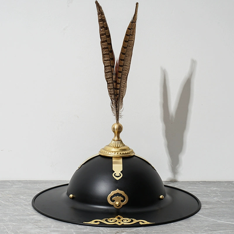 Ming Dynasty Armor Helmet – Traditional Hanfu Costume Headwear – Hanfu ...