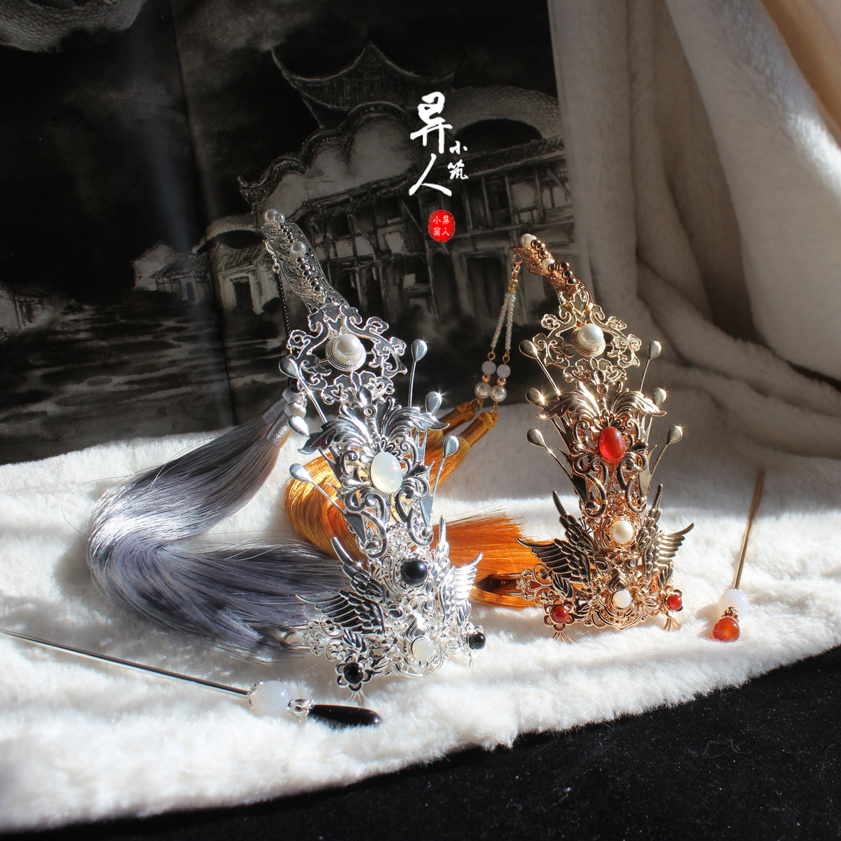 Unisex Hanfu Crowns, Headpieces, Fantasy-Inspired Accessories – Hanfu Story