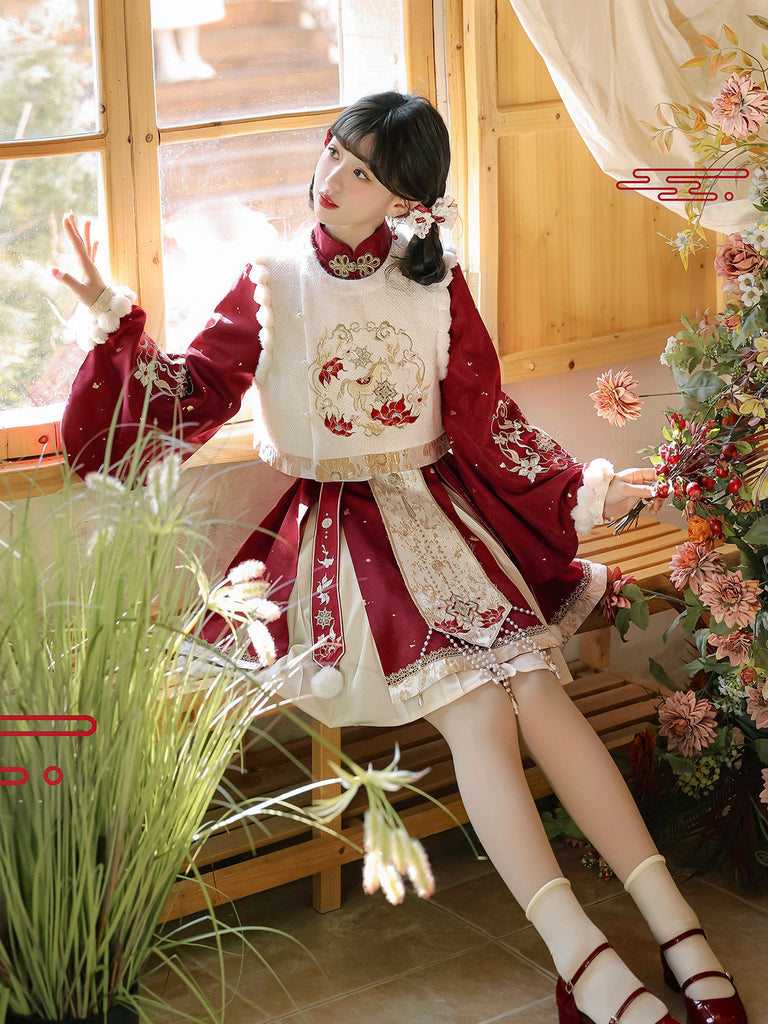Modern Ming Dynasty Chinese New Year Festival Hanfu | Gallop in Spring ...