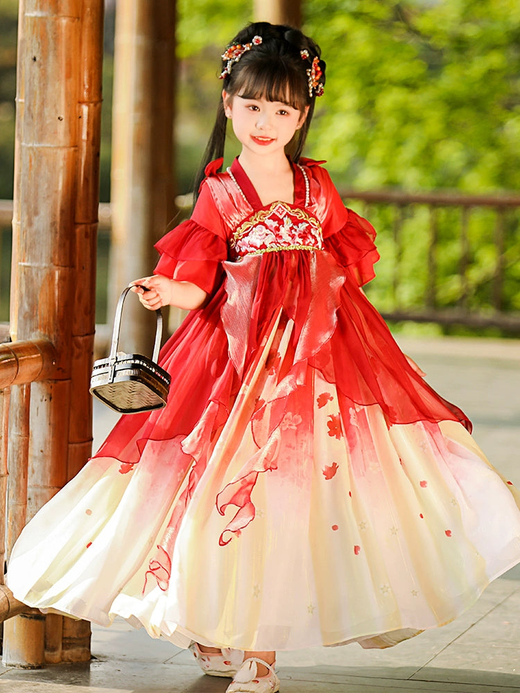 Ruby - Tang Dynasty Hanfu Dress, Princess Costume for Girls – Hanfu Story