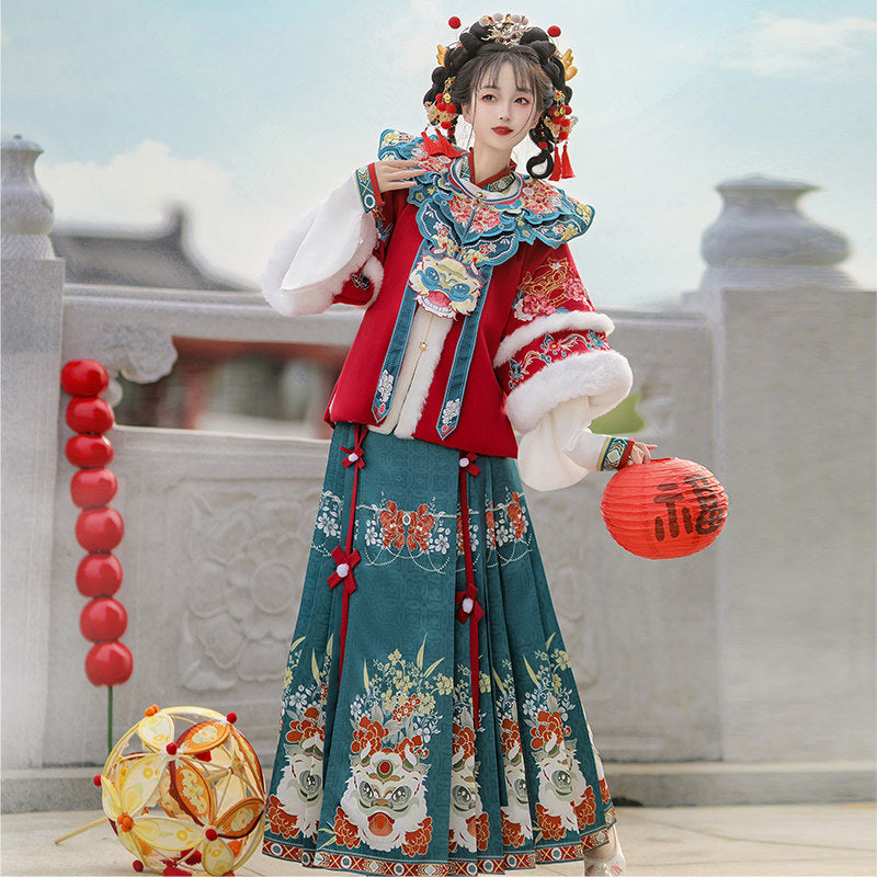 Ming Dynasty Chinese New Year Festival Hanfu | Yearly Lion Dance 舞狮年年 ...