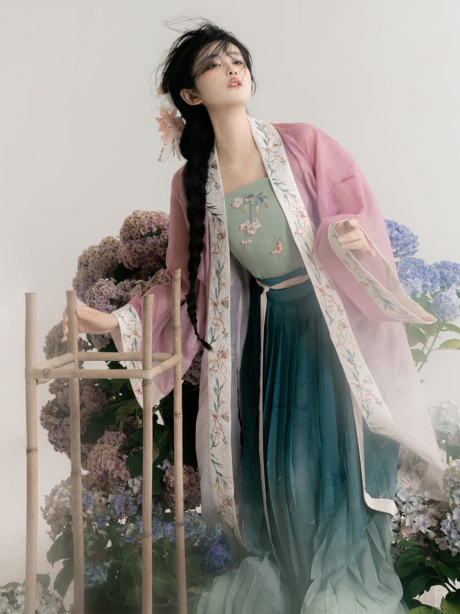 Lotus Pond - Song Dynasty Style Qiyao Ruqun Hanfu – Hanfu Story