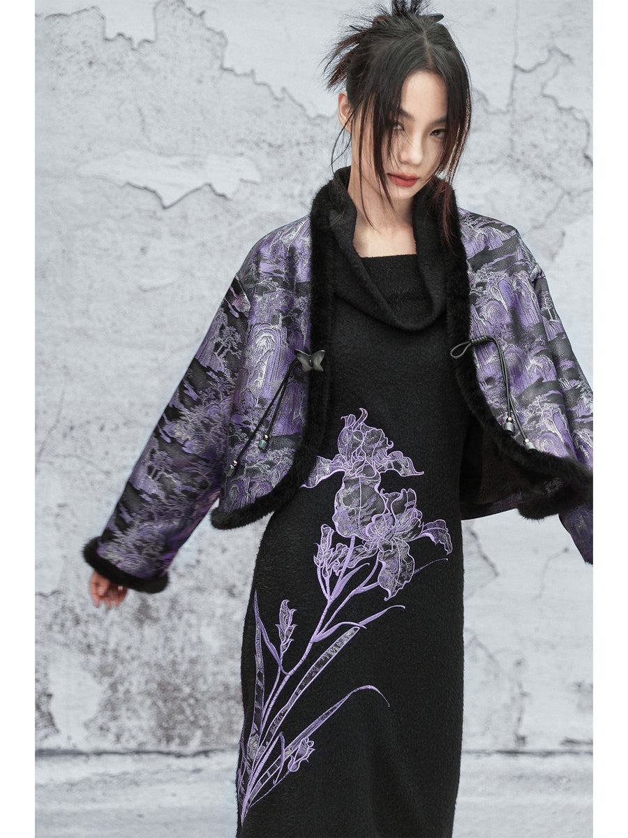 New Chinese Style V-Neck Butterfly Fringed Short Jacket for Autumn and ...