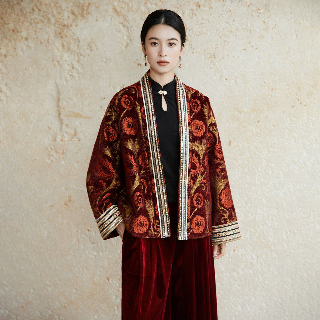 New Chinese Style Jacket - Yanying 烟景 – Hanfu Story