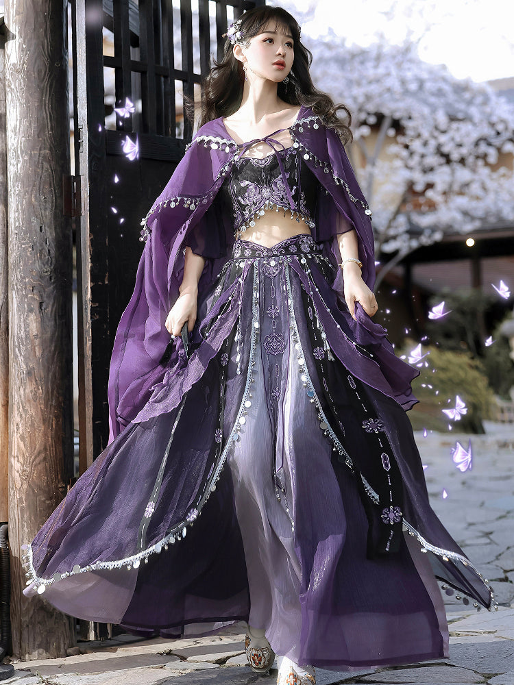 Bewitching 蛊惑 - Dunhuang Fairies Feitian Tang Dynasty Costume – Hanfu Story