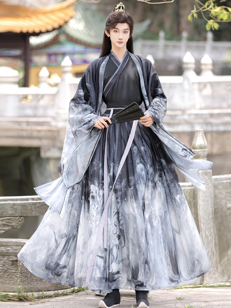 Lingze Xianxia Hanfu Set | Chinese Fantasy Period Drama Style – Hanfu Story