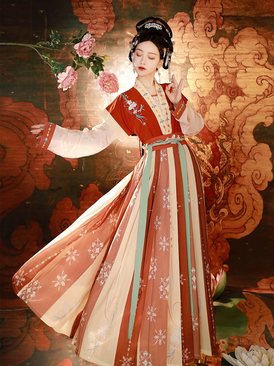 Fairy of Tang 仙唐 - Tang Dynasty Style Beizi Qiyao Ruqun – Hanfu Story