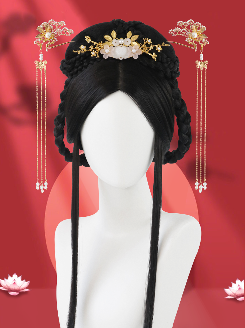 Costume Hanfu Hair Wigs, Styles, Buns, and Extensions for Women & Men ...