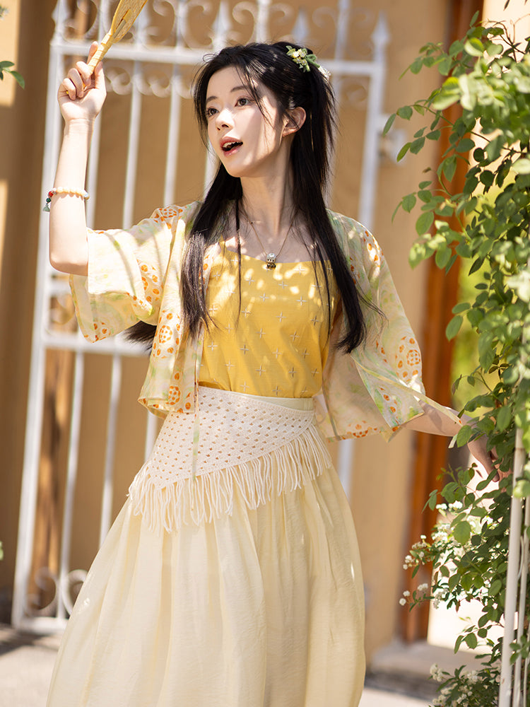 Pastoral Symphony 田园交响 - Tang Dynasty New Chinese Style Cotton Bloomer ...