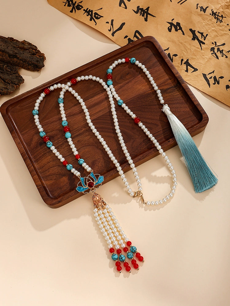 Smoke and Rain Chinese Style Necklace – Hanfu Story