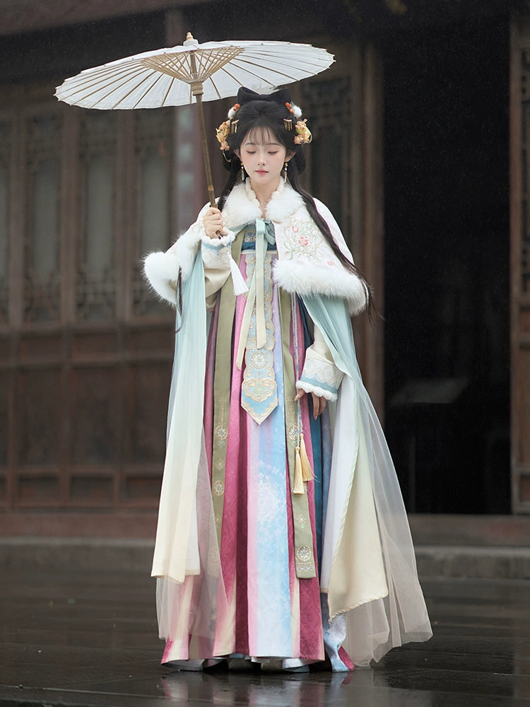 First Snow 初雪 - Tang Dynasty Style Qixiong Ruqun for Spring and Winter ...