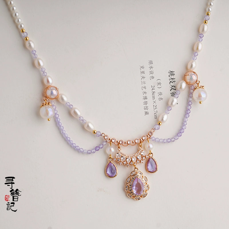 Lilac Dream Hanfu Style Necklace – Hanfu Story