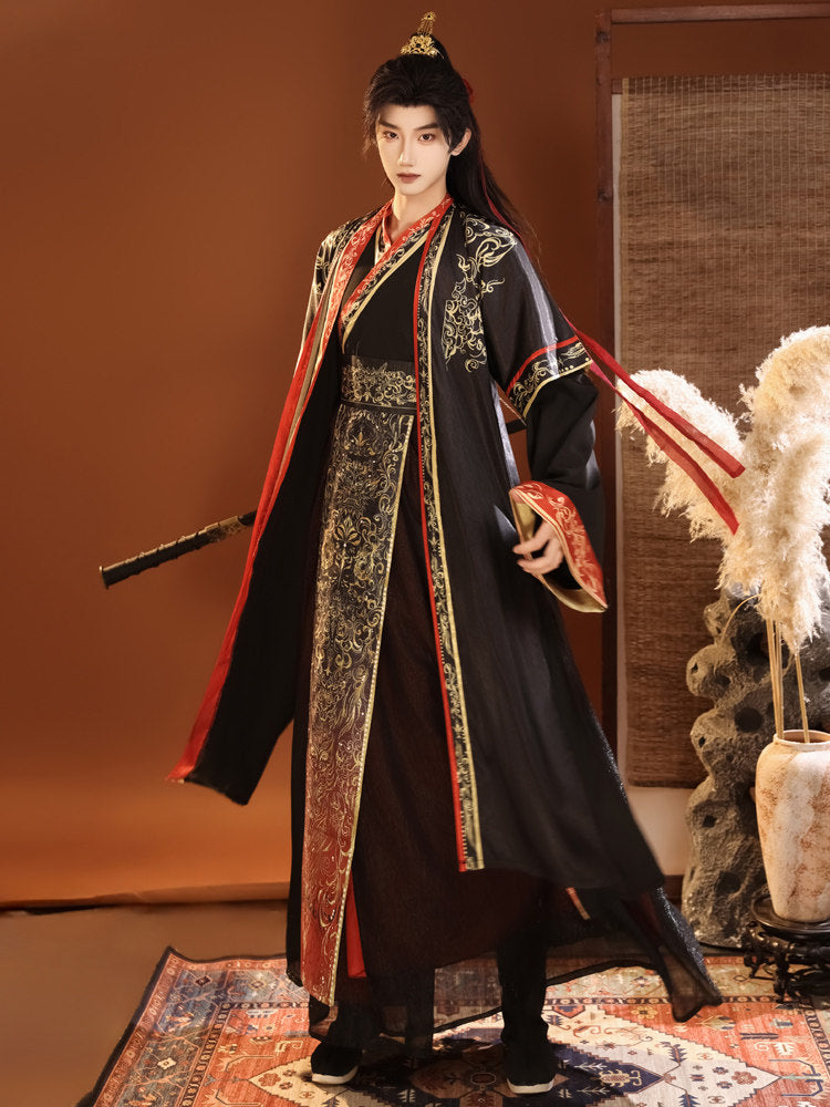 Royal Power Spring and Autumn Warring States Hanfu Set | Chinese Fanta ...
