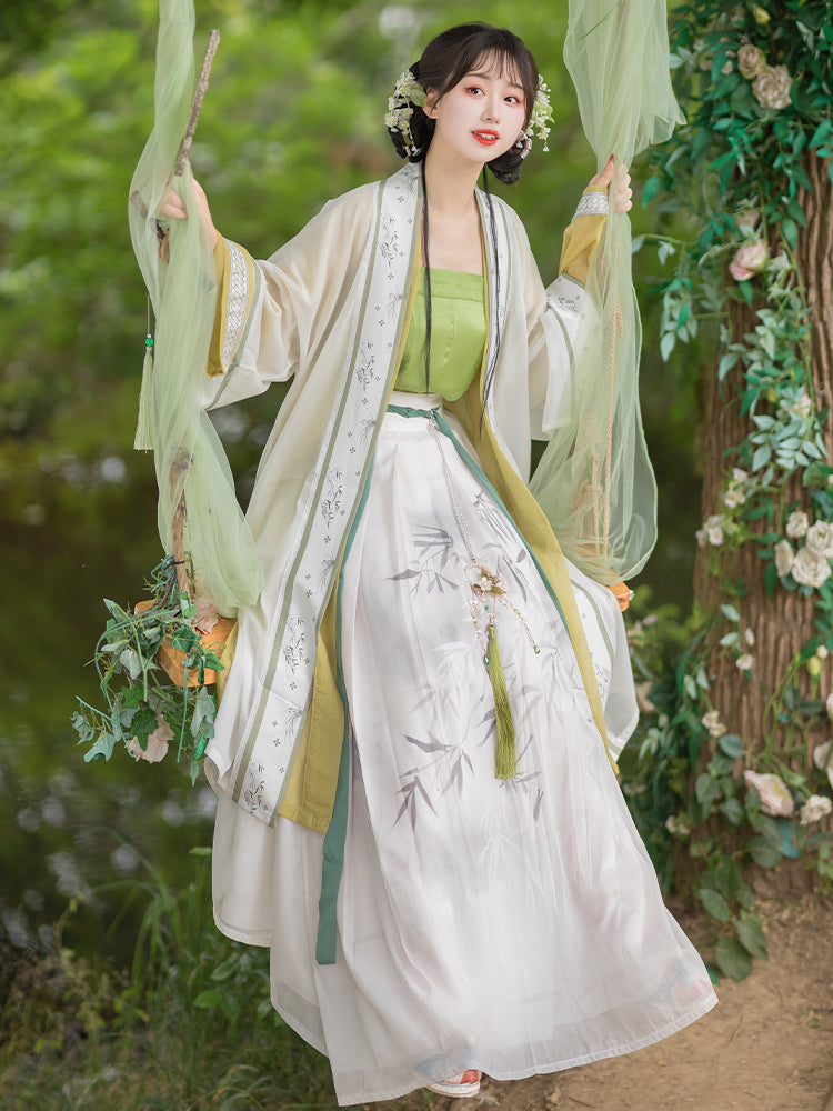 Jiuhua 久华 - Song Dynasty Style Qiyao Ruqun Hanfu – Hanfu Story