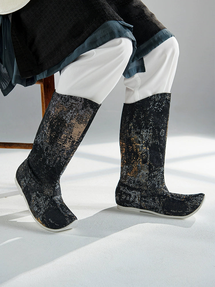 Traditional Chinese Hanfu Shoes for Men – Boots & Kungfu Styles – Hanfu ...