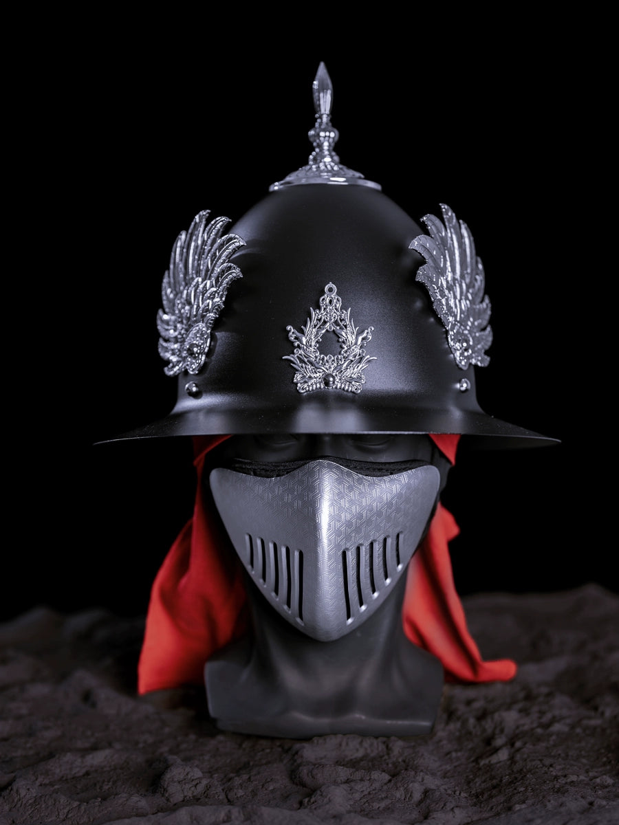 Ming Dynasty Armor Helmet – Traditional Hanfu Costume Headwear – Hanfu ...